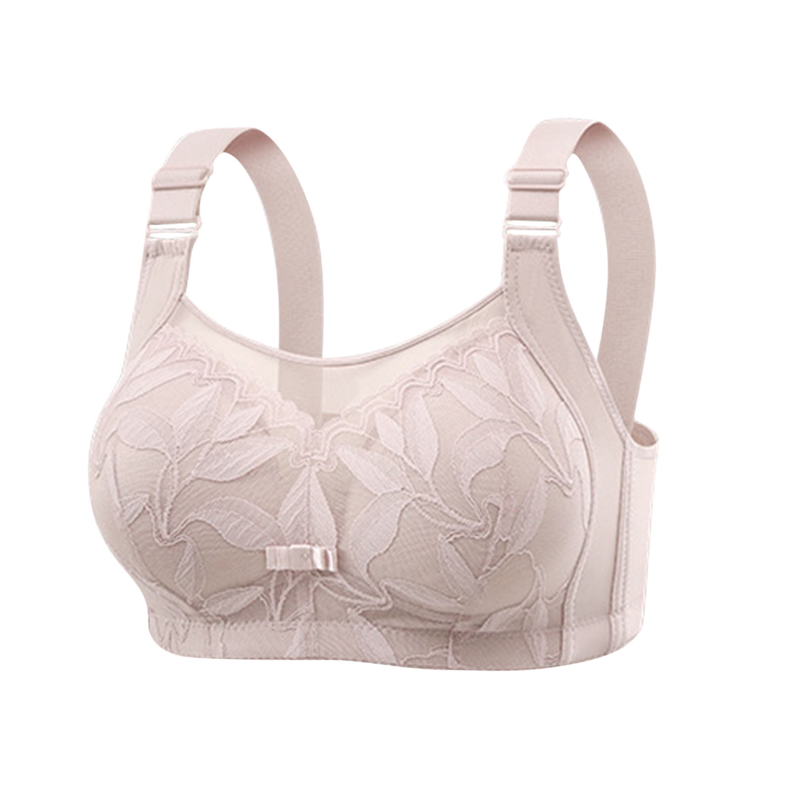 Cleaning Plus Size Bra for Womens Daisy Bras Front Buckle Brassiere No ...