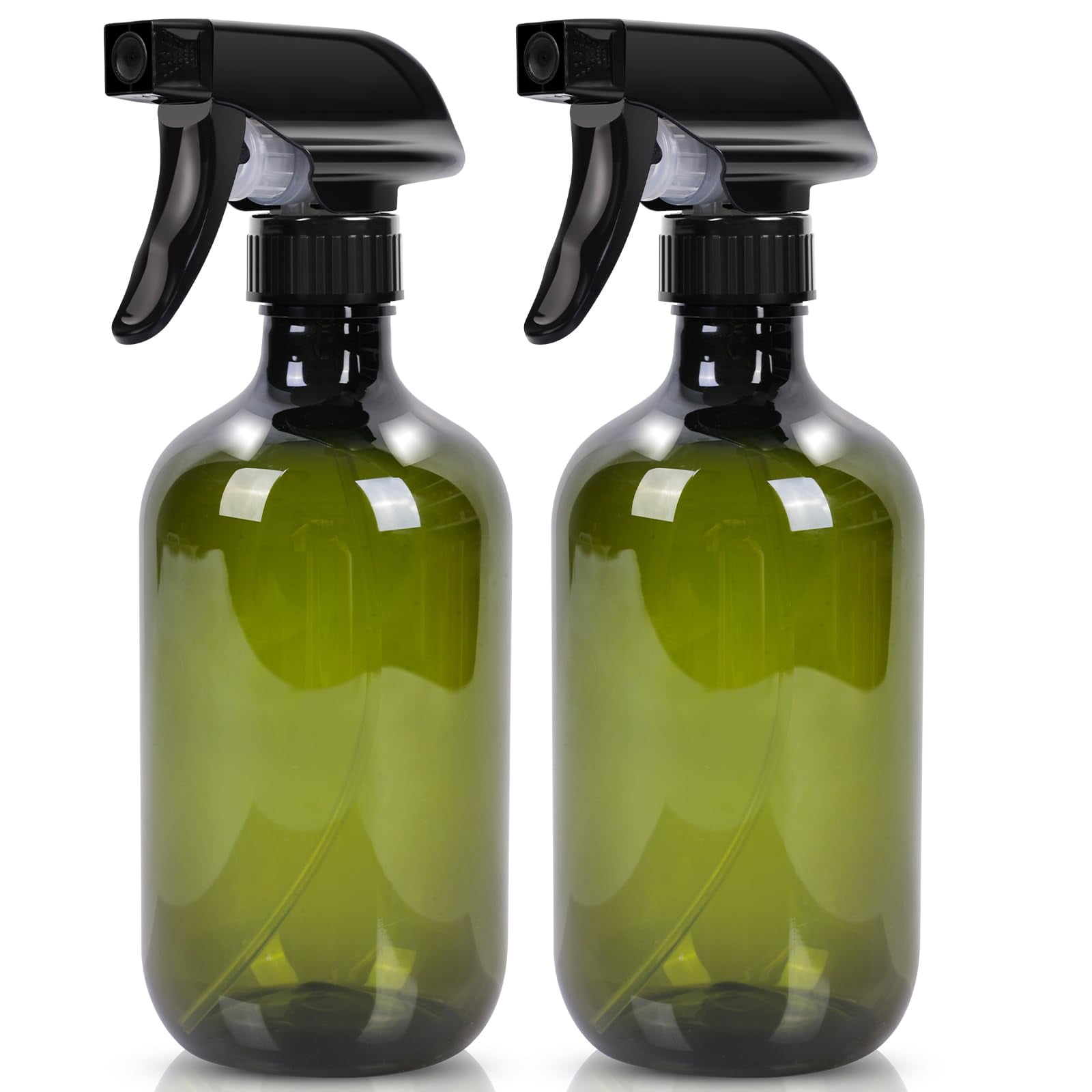 Cleaning Spray Bottles for Plants,16.9 oz Water Spray Bottle for Hair with Adjustable Nozzle (2 ...