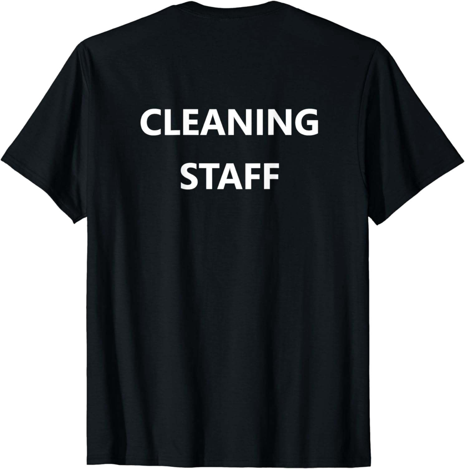 Cleaning Staff Worker Uniform Housekeeper (BACK PRINT) T-Shirt ...