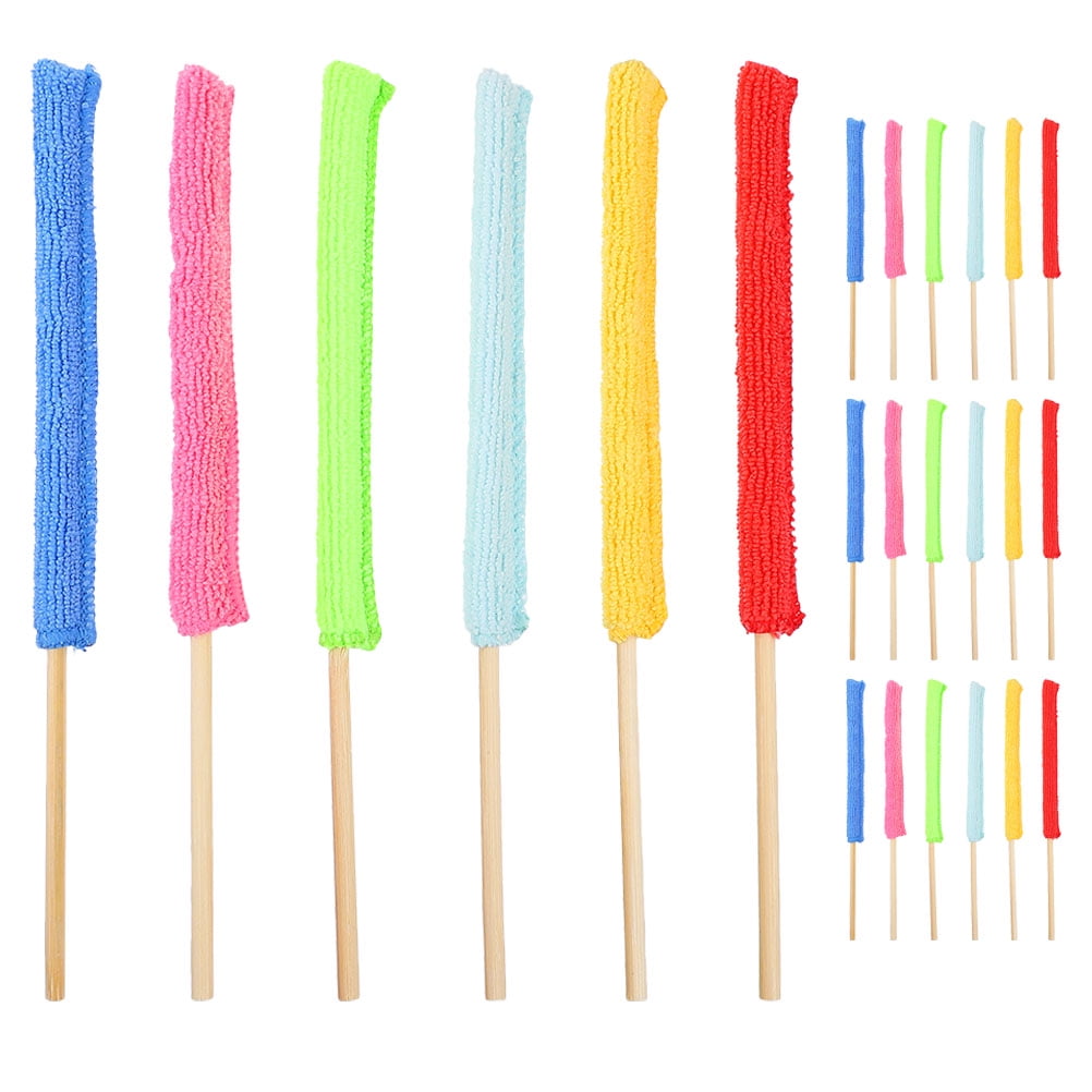 Cleaning Stick Detail Duster Sticks Bamboo Microfiber Window Cleaner ...