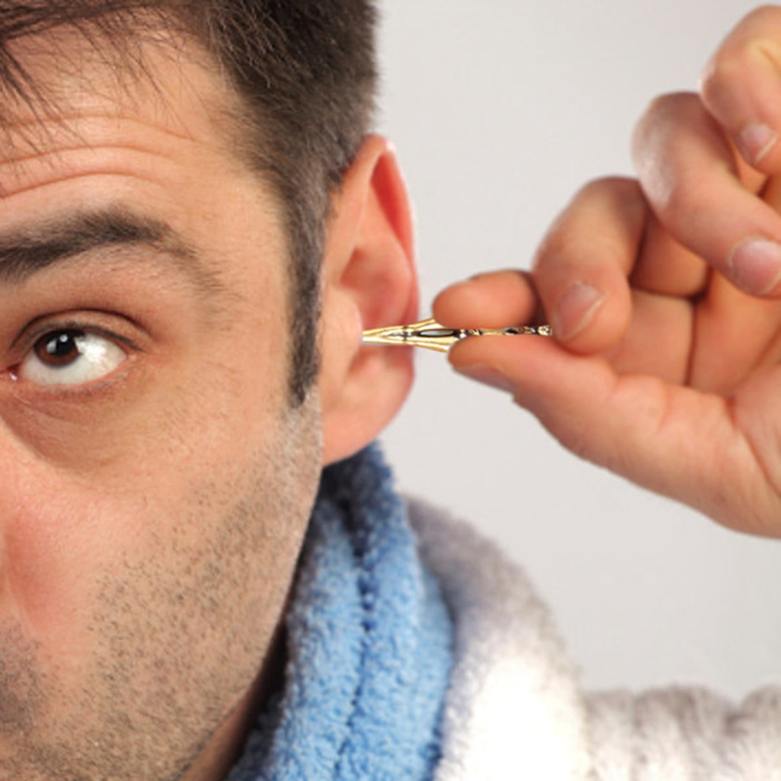 Cleaning Stop Ear Itching Ear Spoon Brass Handmade Ear Cleaning Good ...