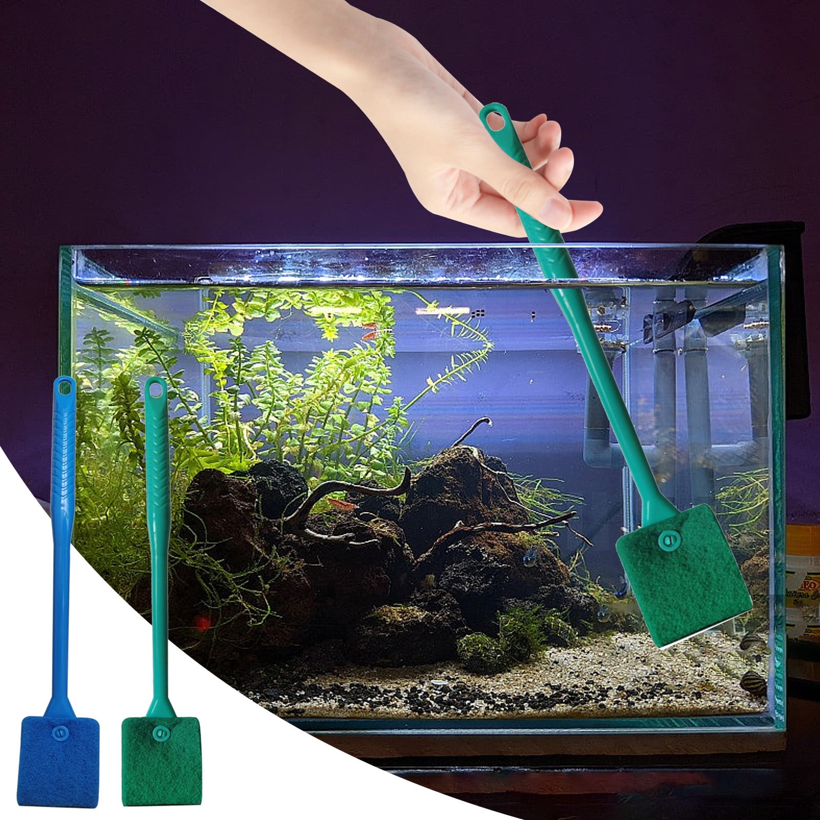 Cleaning Supplies Clearance under $5! kkbbma Aquarium Cleaning Brush ...