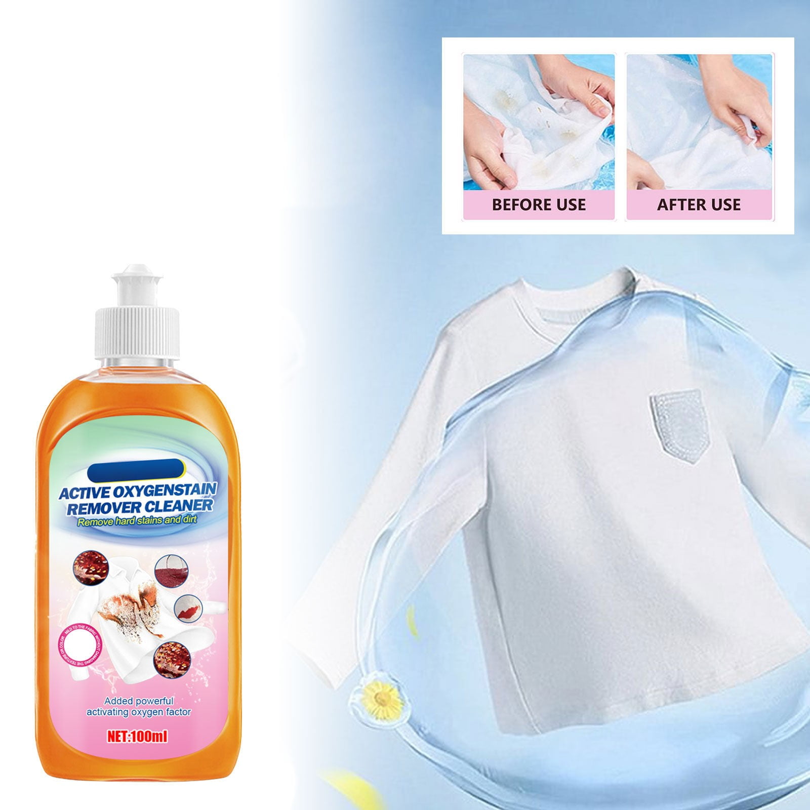 Cleaning Supplies! Clothes Oil Stain Cleaner Clothes Cleaning To Stubborn Stains Oil Stains ...