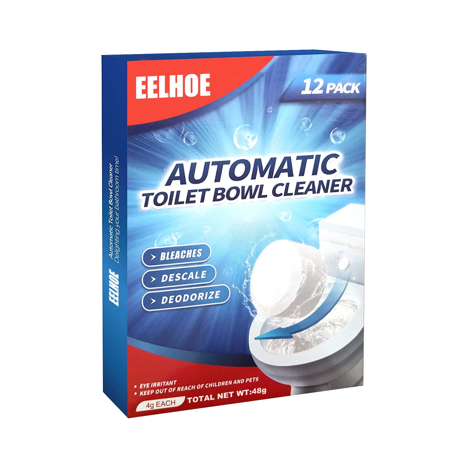 Cleaning Supplies Toilet Bowl Cleaner Tablets 12 PACK, Automatic Toilet ...