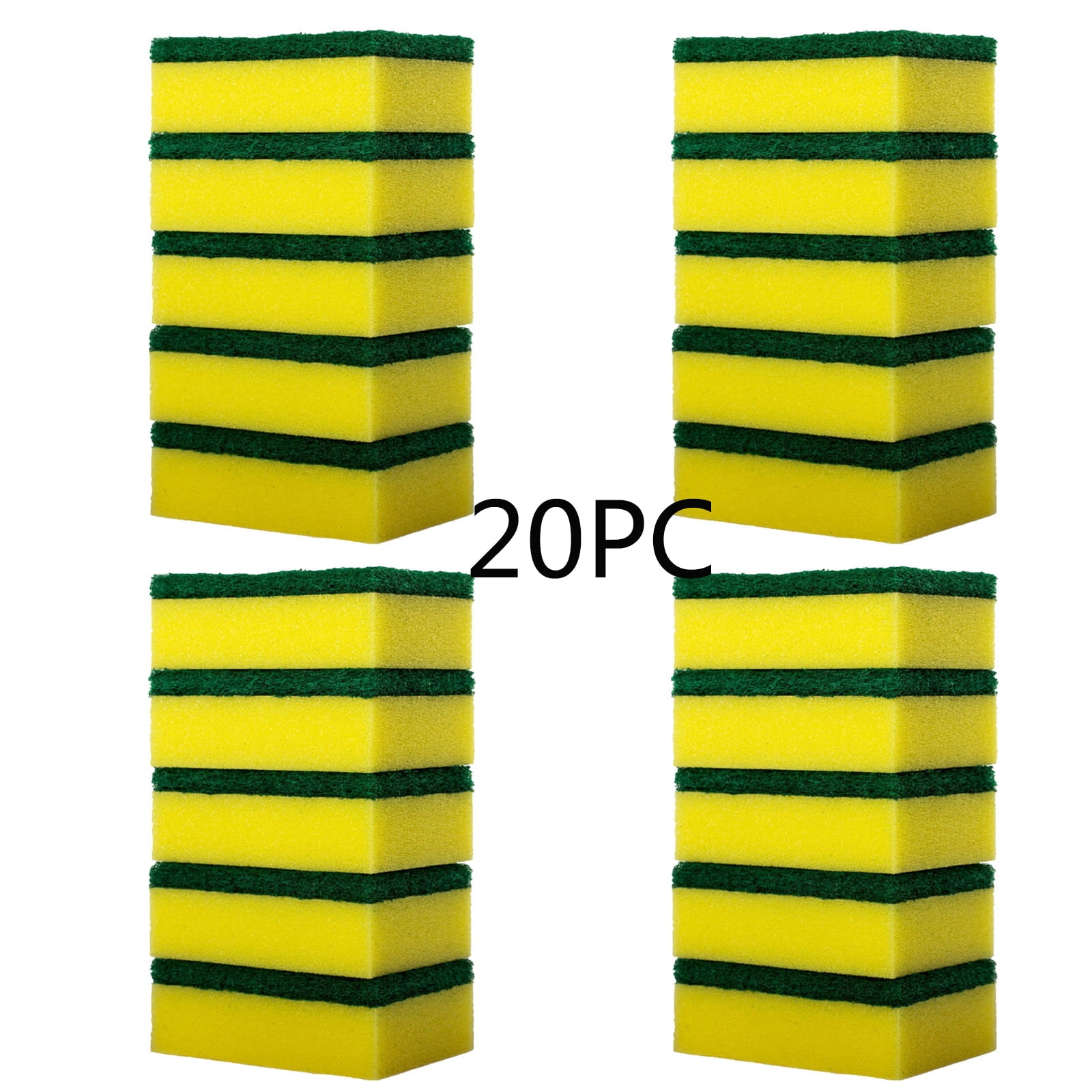 Cleaning Supplies amlbb Kitchen Cleaning Sponges Pack of 20 Dishwashing ...