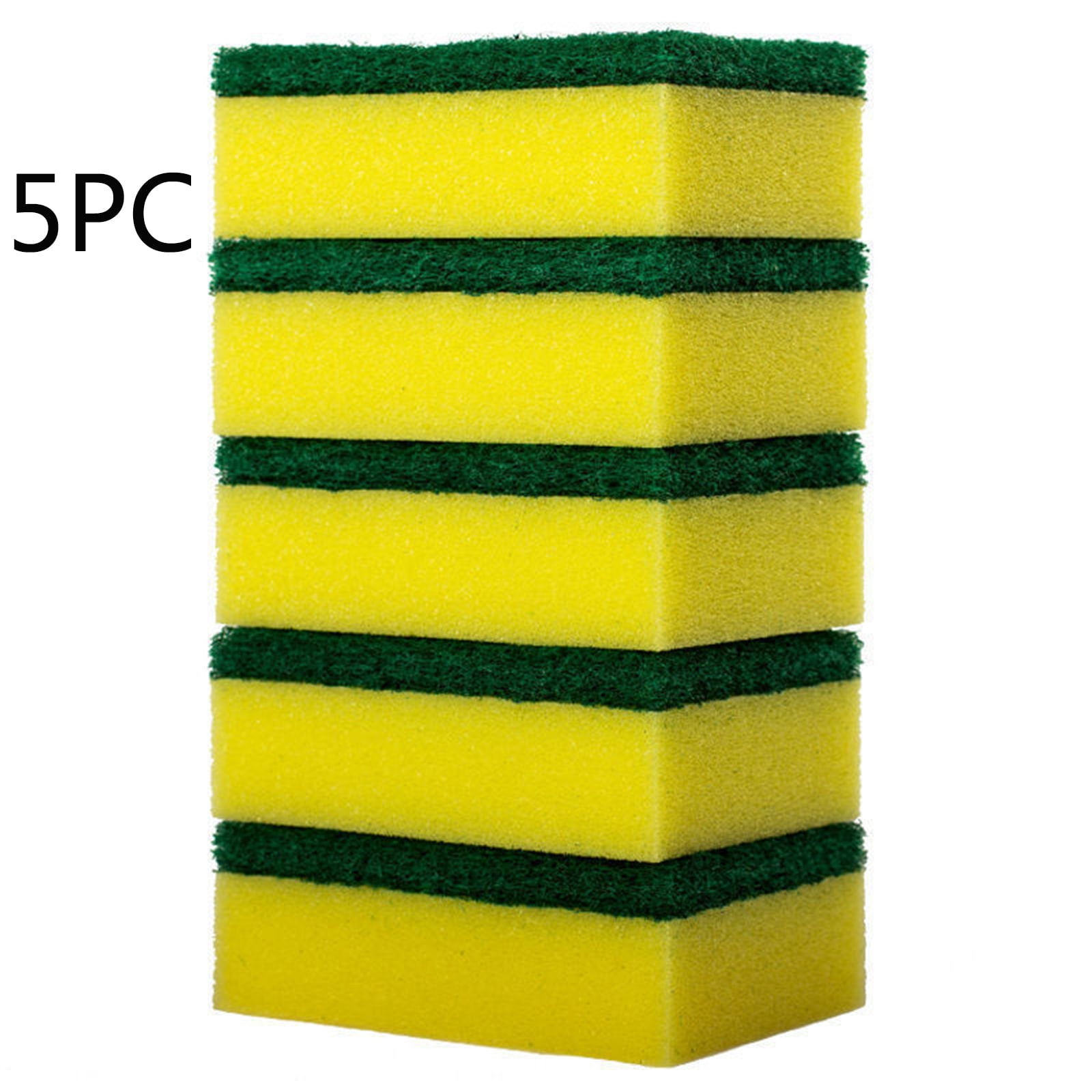 Cleaning Supplies amlbb Kitchen Cleaning Sponges Pack of 5 Dishwashing ...
