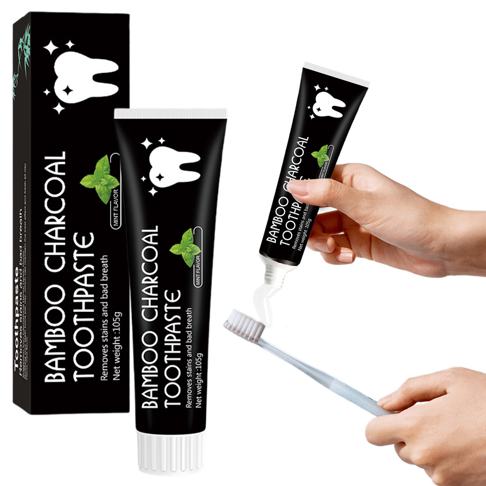 Cleaning Teeth Toothpaste Natural Toothpaste Oral Teeth Deeply Stains ...