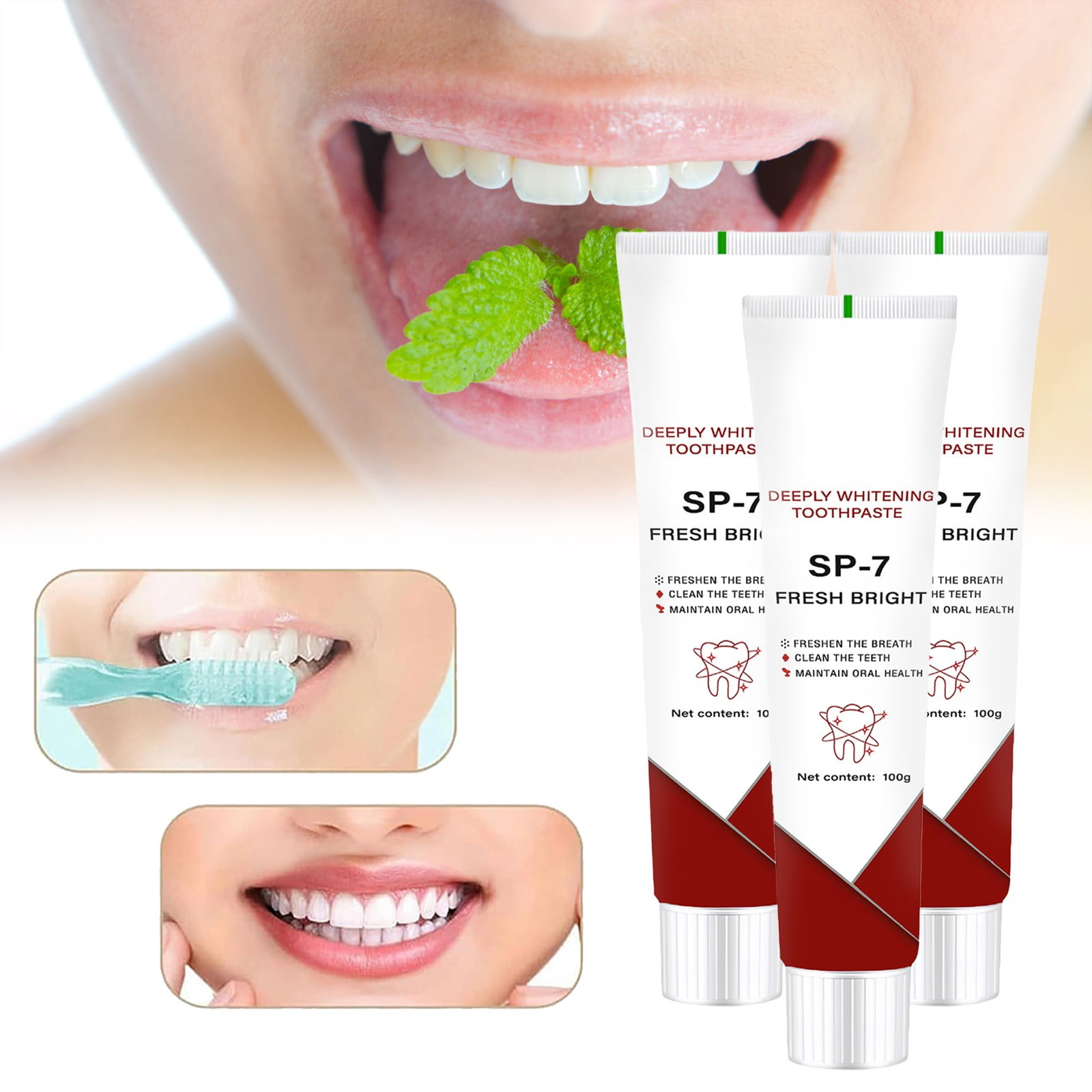 Cleaning Teeth Toothpaste Sp 7 Probiotic Toothpaste Sp 7 Ultra ...
