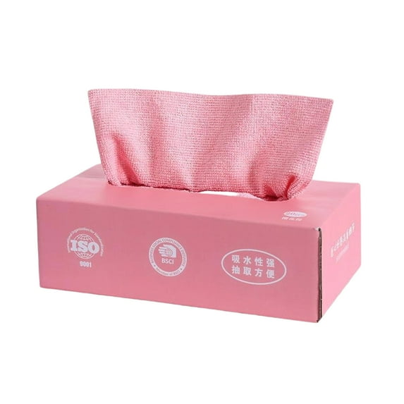Cleaning Towels Disposable Dish Cloths Nonstick Fiber Disposable Rags ...