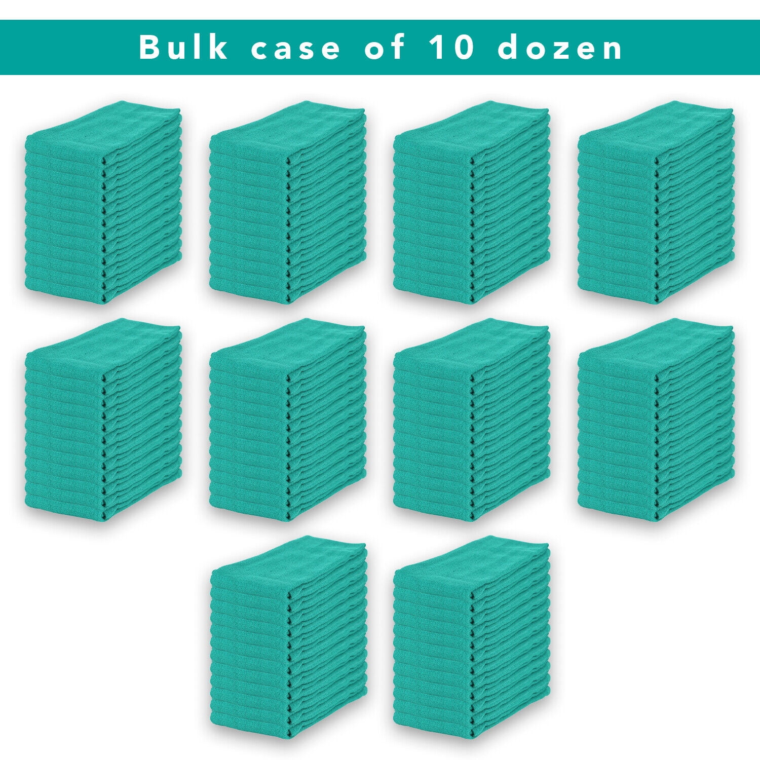 Cleaning Towels Packs of 12 Reusable 16 x 26 Low-Lint Surgical Cotton ...