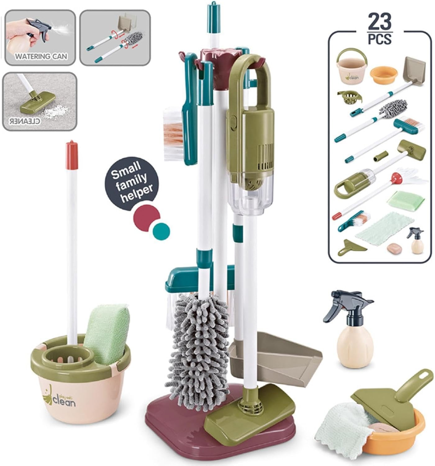 Cleaning Toys for Kids, Housekeeping Tools Vacuum for Toddlers Girls ...