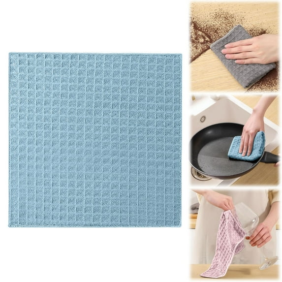 Cleaning Wipes,Kitchen Dish Cloths Reusable Cleaning Cloths Microfiber ...