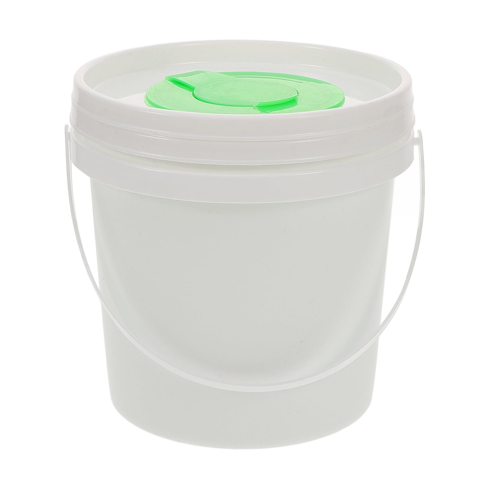 Cleaning Wipes Organizer Bucket With Lid Reusable Wipes Bucket Handheld ...