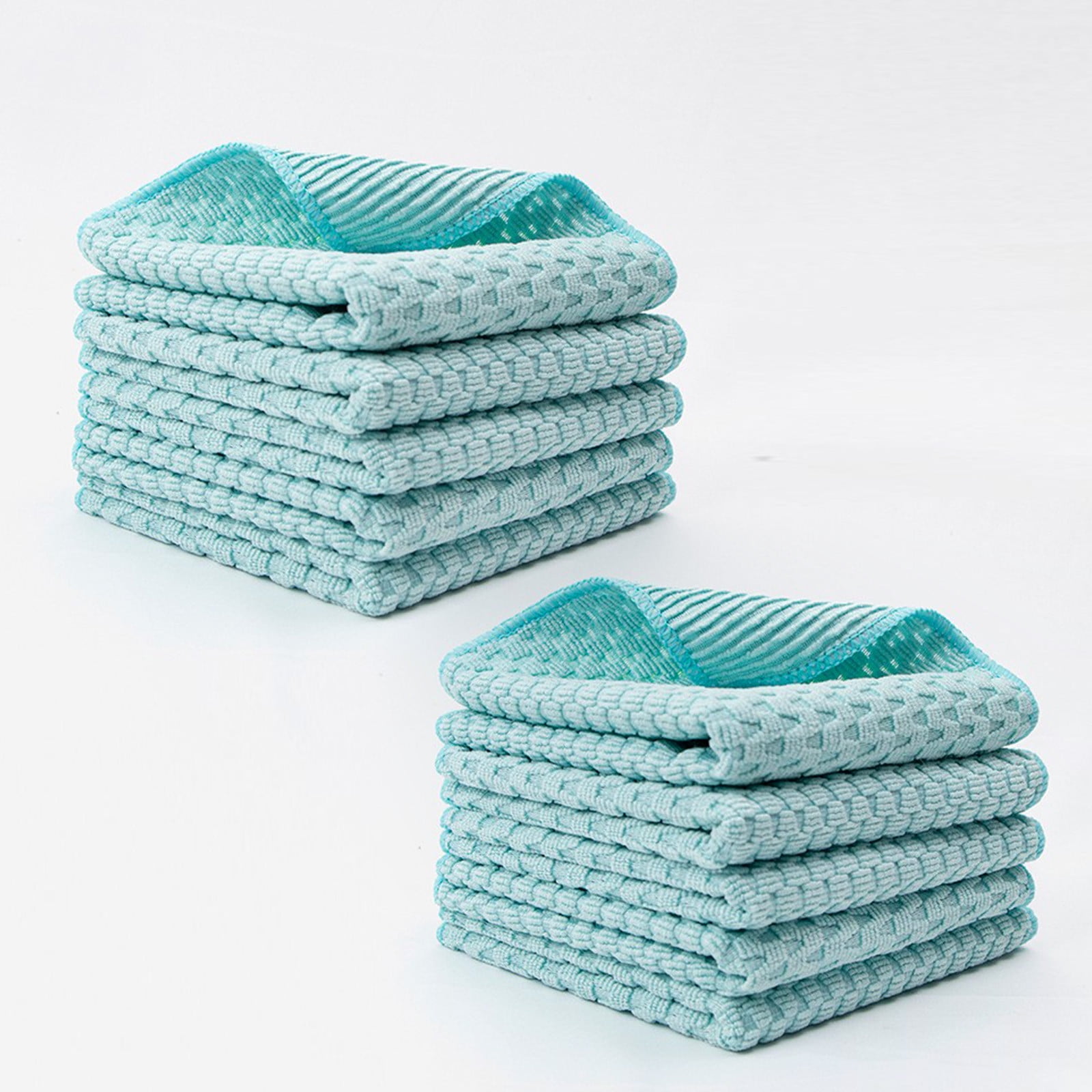 Cleaning Wipes, Pinstripe Fiber Towels 10-pack, 30x30cm Polyester ...