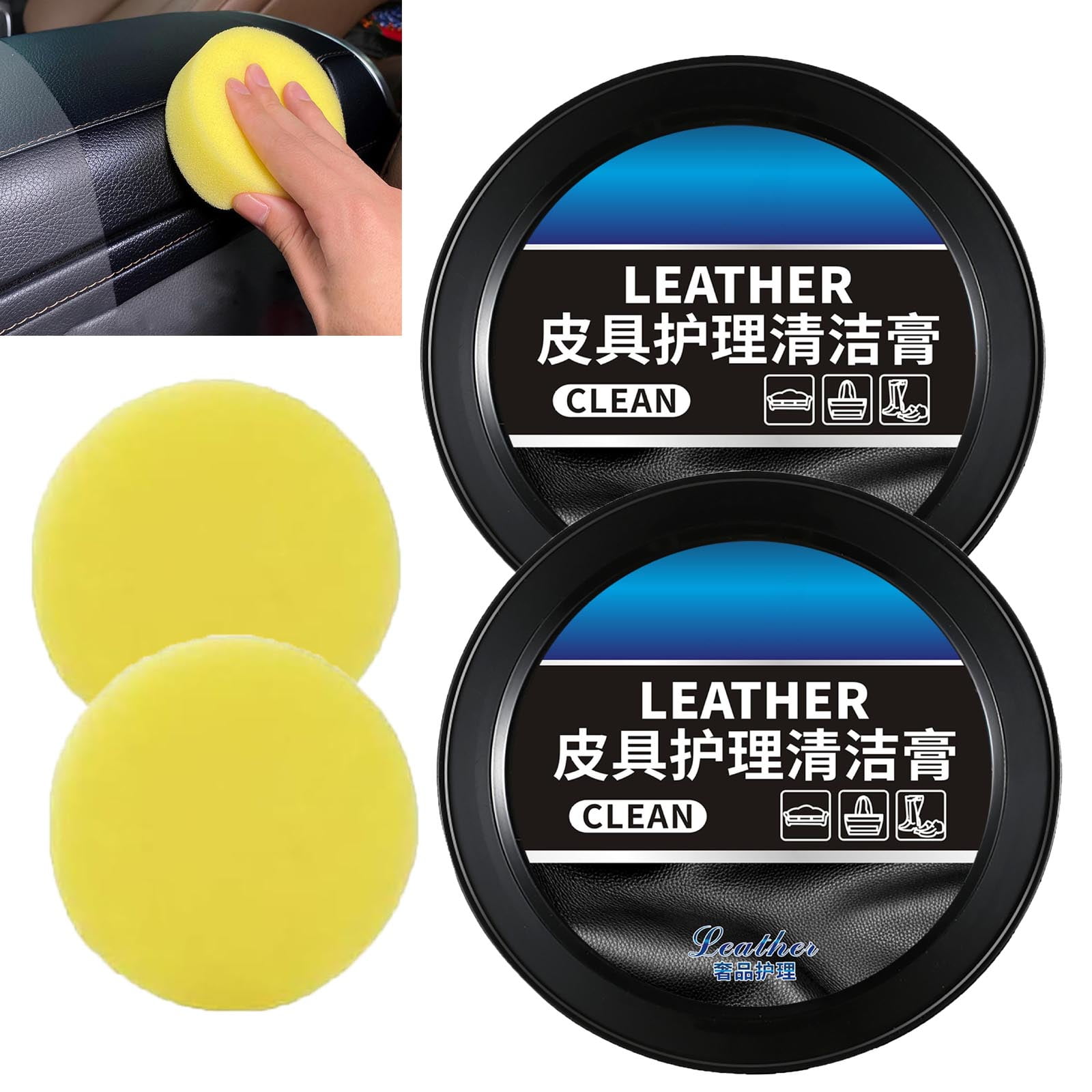 Cleaning and Care Cream & Cleaning Paste for Leather Care, Leather Care ...