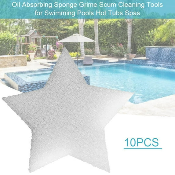 Cleaning brush Home and Kitchen 10 Pieces Creamy Oil Absorbing Scum ...