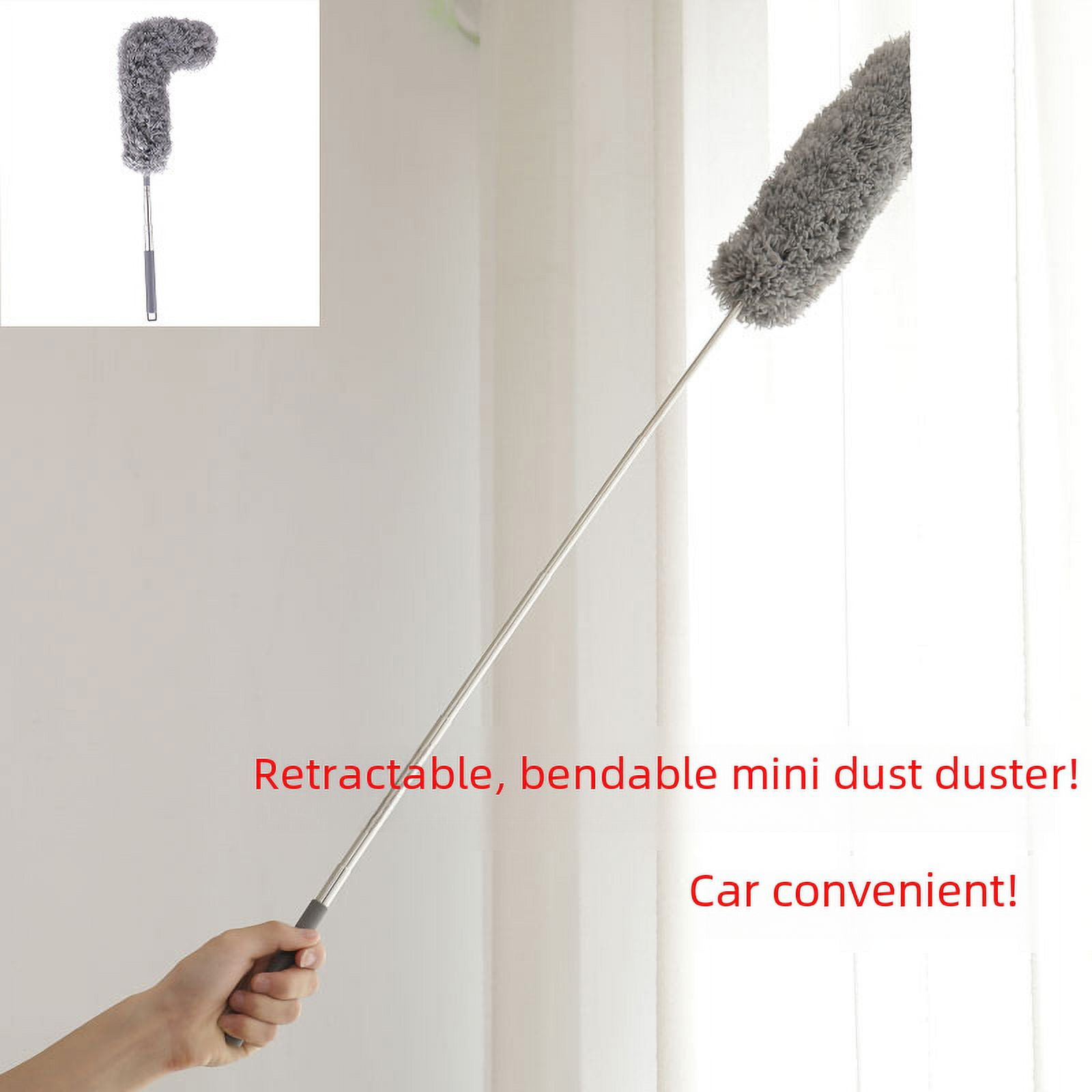 Cleaning dust duster bendable retractable feather duster ultra-fine ...