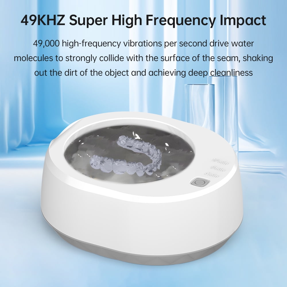 Cleaning machine,3 Ideal Retainers Watch Silver Button 304 Stainless Sonic Cleaner Bands And ...