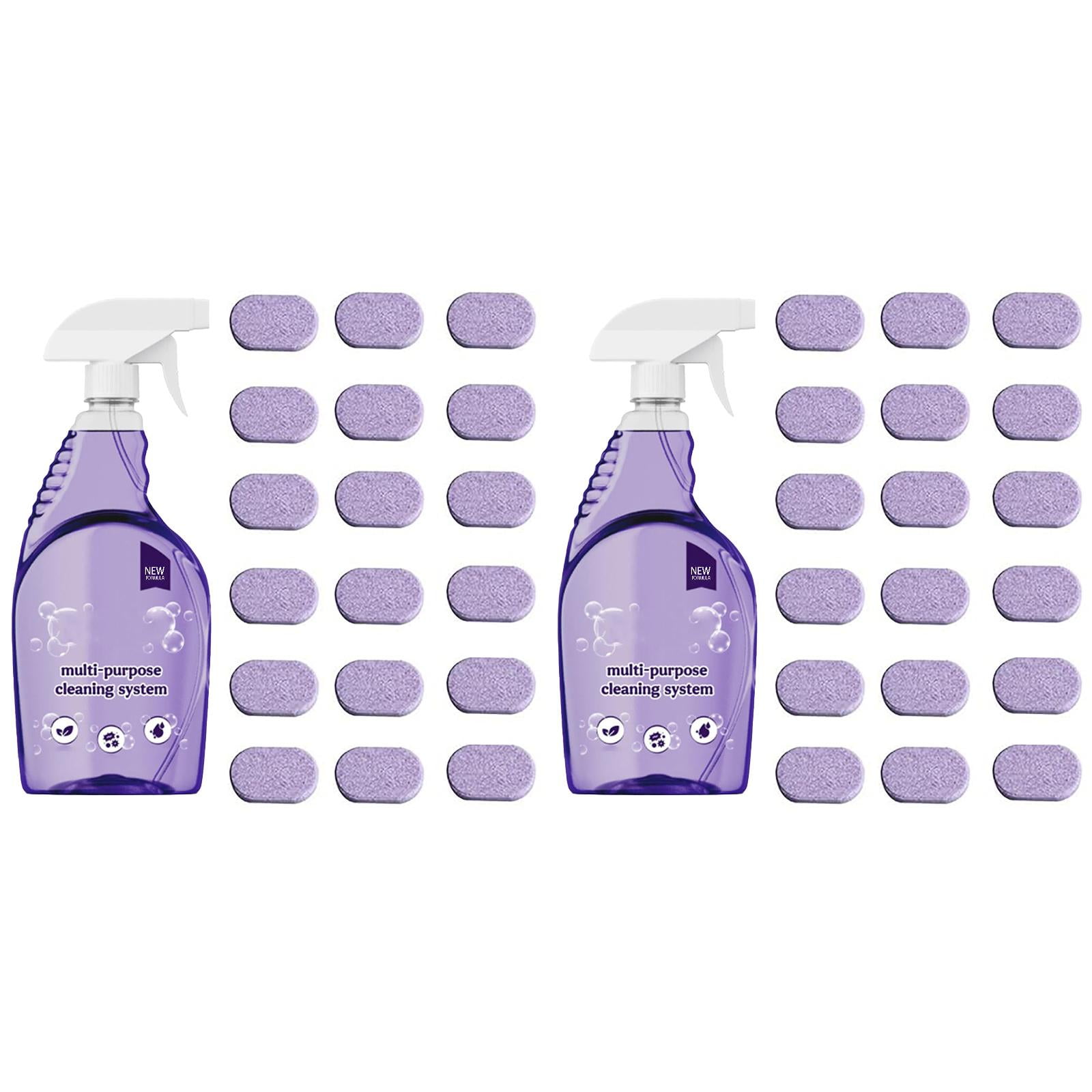 Cleanlix Cleaning Spray With Concentrated Cleaning Tablets Water Bottle ...