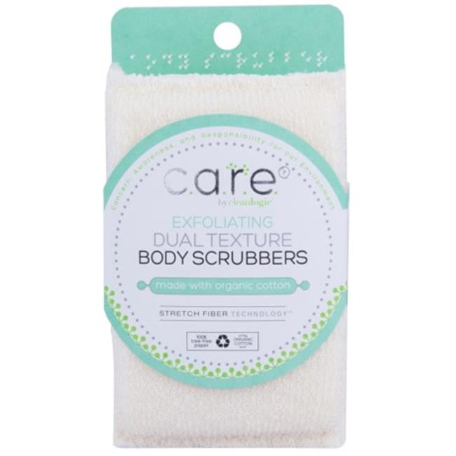 Cleanlogic 230033 Exfoliating Dual Texture Body Scrubbers - Walmart.com