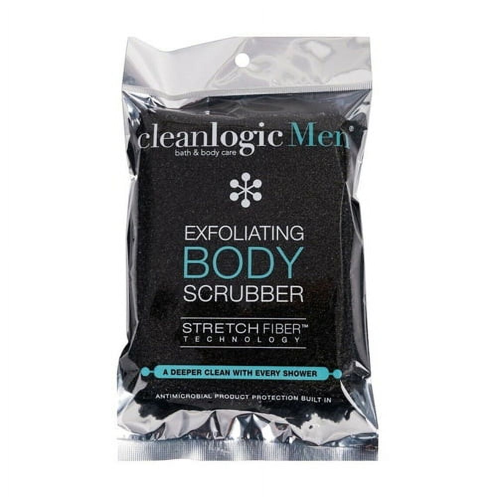 Cleanlogic Exfoliating Body Scrubber, Large, 2 Pack, Smooth and ...