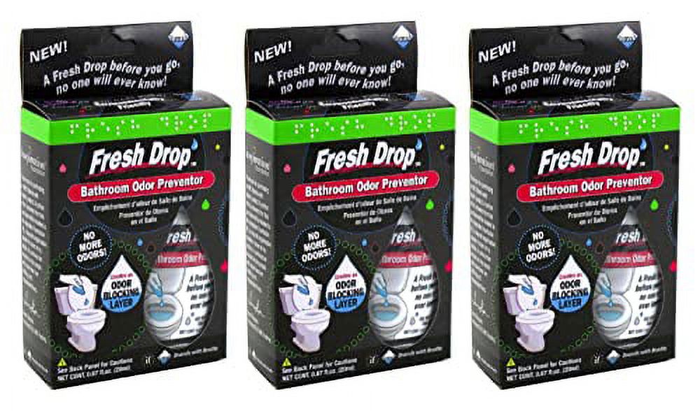 Cleanlogic Fresh Drop .,. .. Bathroom Odor Preventor .,. .. 1 ea (Pack ...