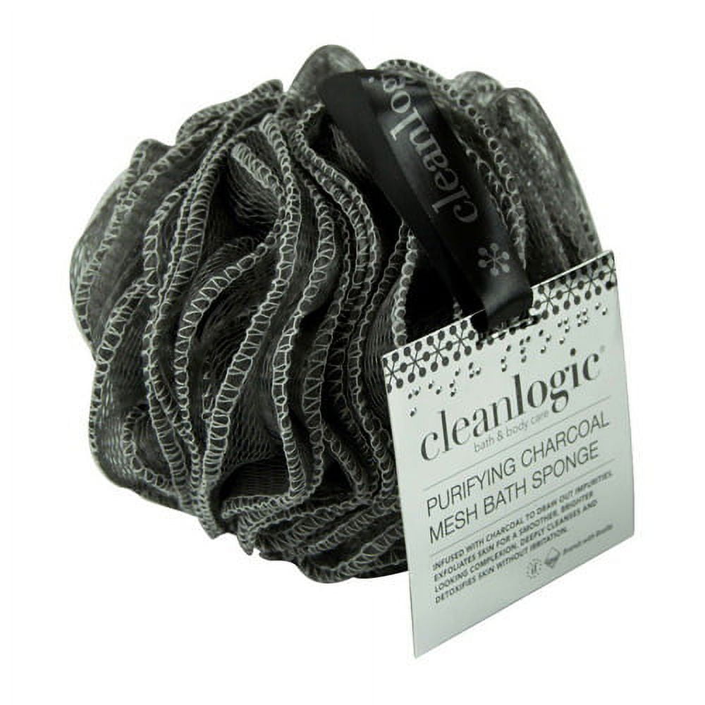 Cleanlogic Purifying Charcoal Mesh Bath Sponge, 1 Ea - Walmart.com
