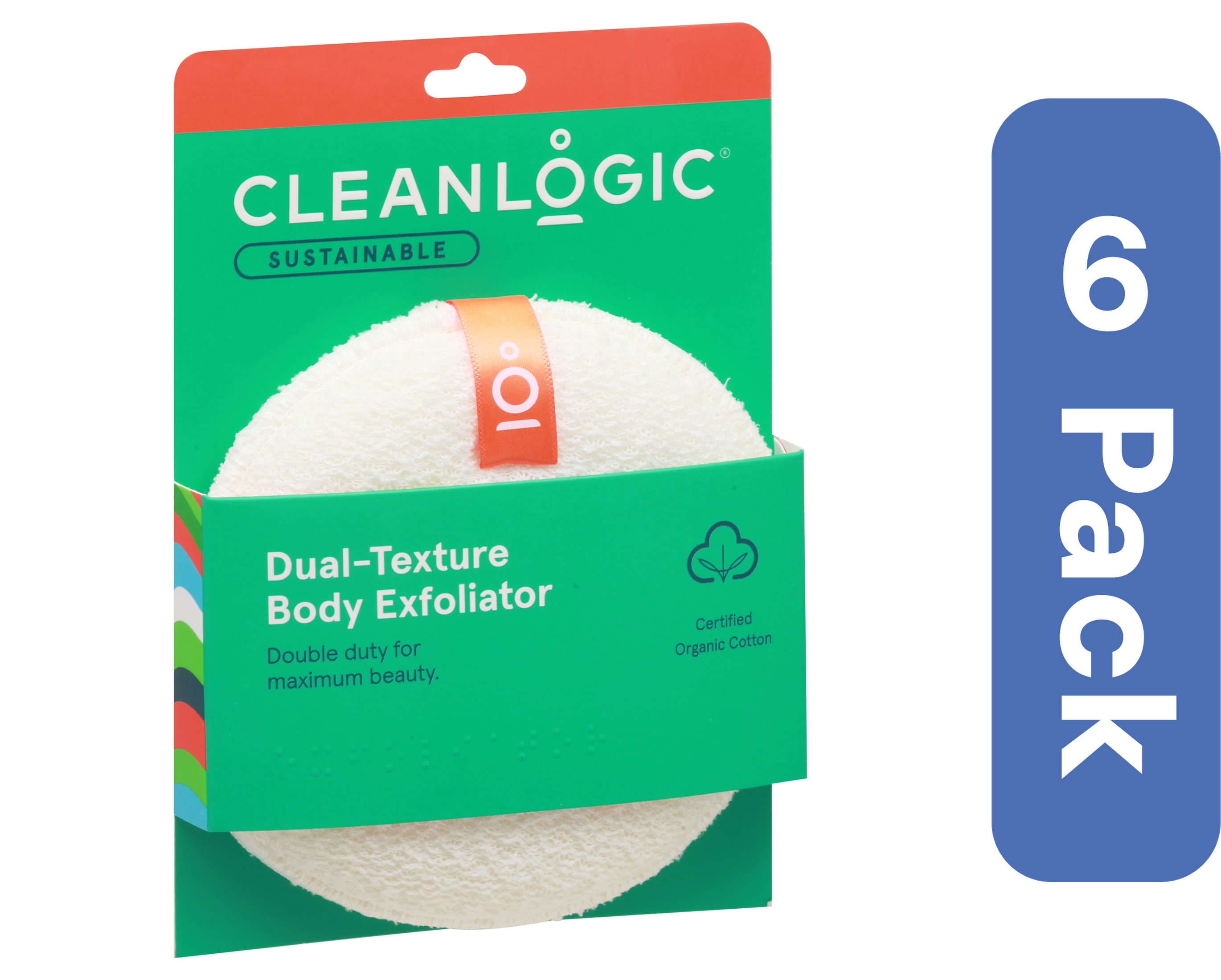Cleanlogic Scrubber Sustainable Dual 1 Each (Pack Of 6) - Walmart.com