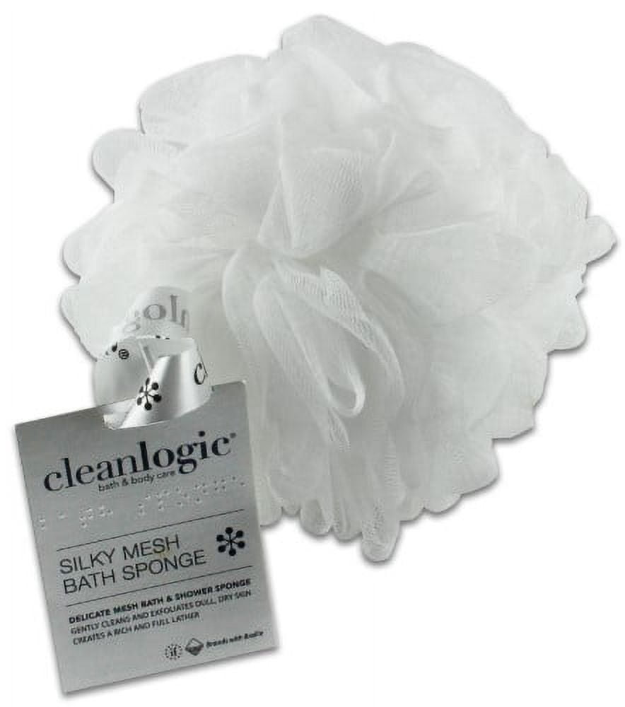 Cleanlogic - Silky Mesh Bath & Shower Sponge (Pack of 36) - Walmart.com