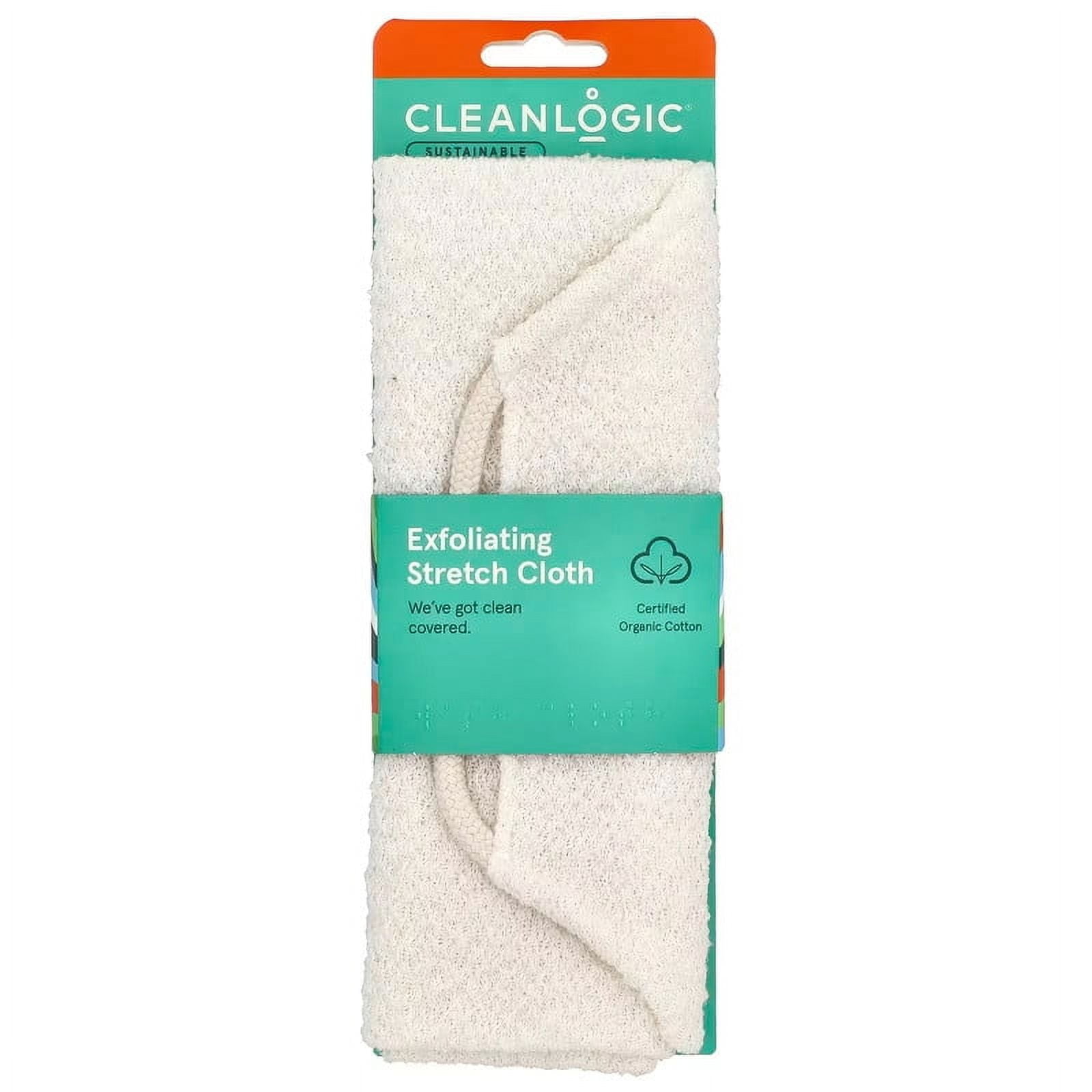 Cleanlogic Exfoliating Stretch Wash Cloth, Shower Scrub, Bath ...