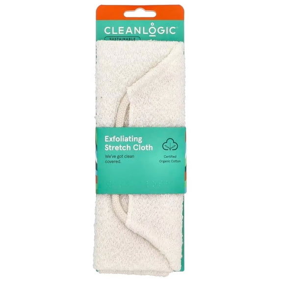 Cleanlogic Exfoliating Stretch Wash Cloth, Shower Scrub, Bath ...