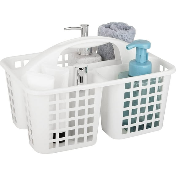 Cleanning caddy bucket. Plastic Storage Shower Caddy Basket with Handle ...