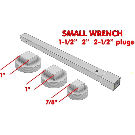 Sewer Cleanout Plug Wrench