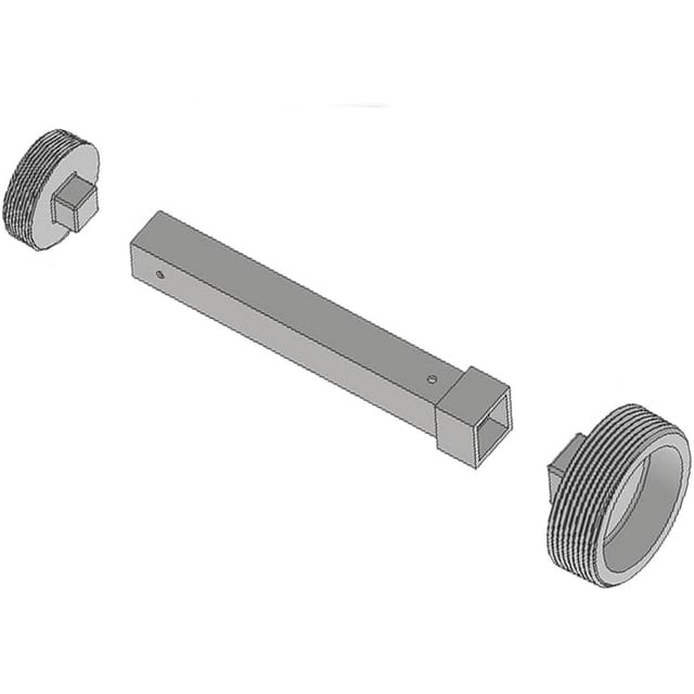 Cleanout plug wrench for 3 and 4 inch sewer plugs - clean out sewer ...