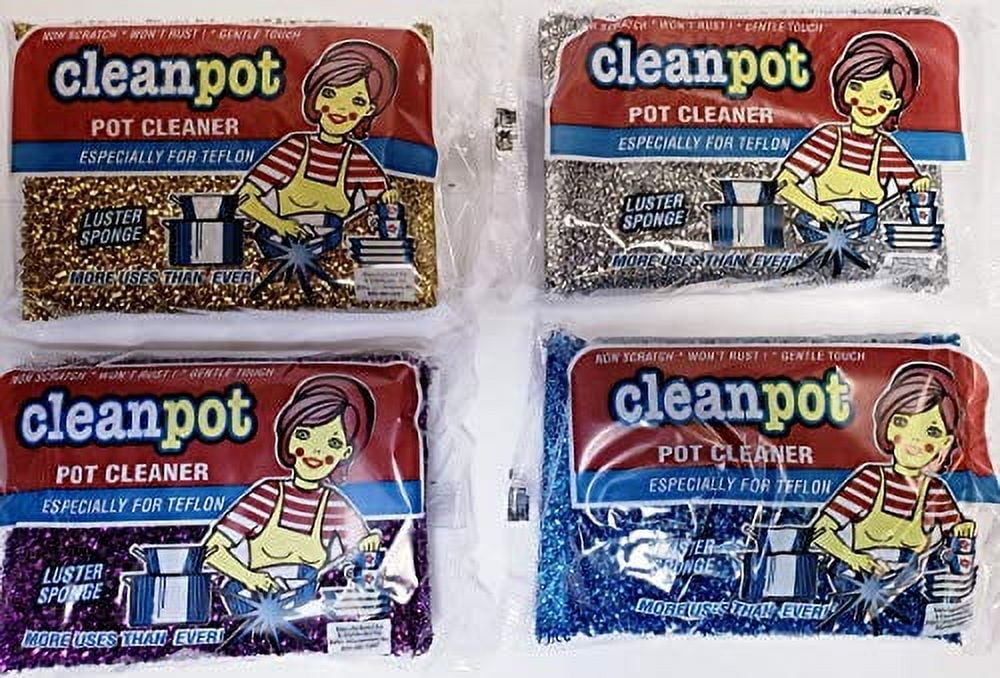 Cleanpot/Clean Pot Cleaner Luster Sponge Especially for Teflon (Package ...