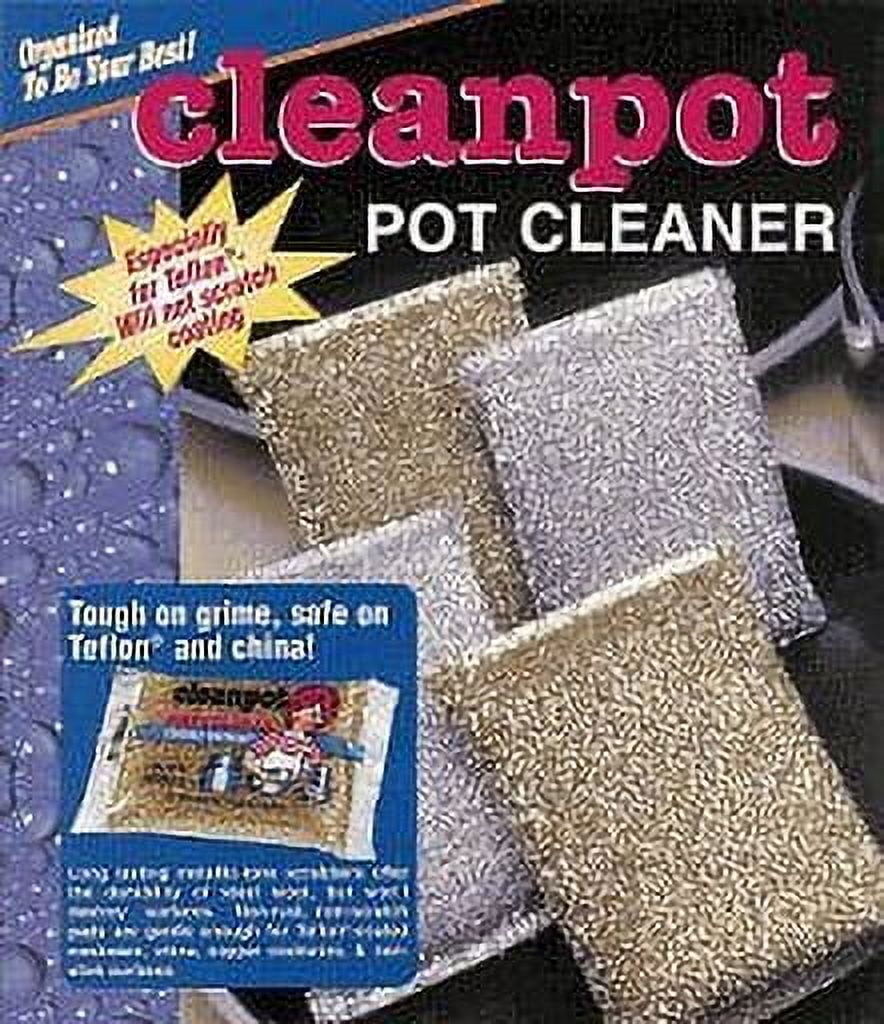 Cleanpot Pot Cleaner Luster Sponge Especially for Teflon (Package May ...
