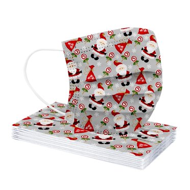 Disposable Face Masks 3-Ply Individually Wrapped , 50ct - Flowers ...