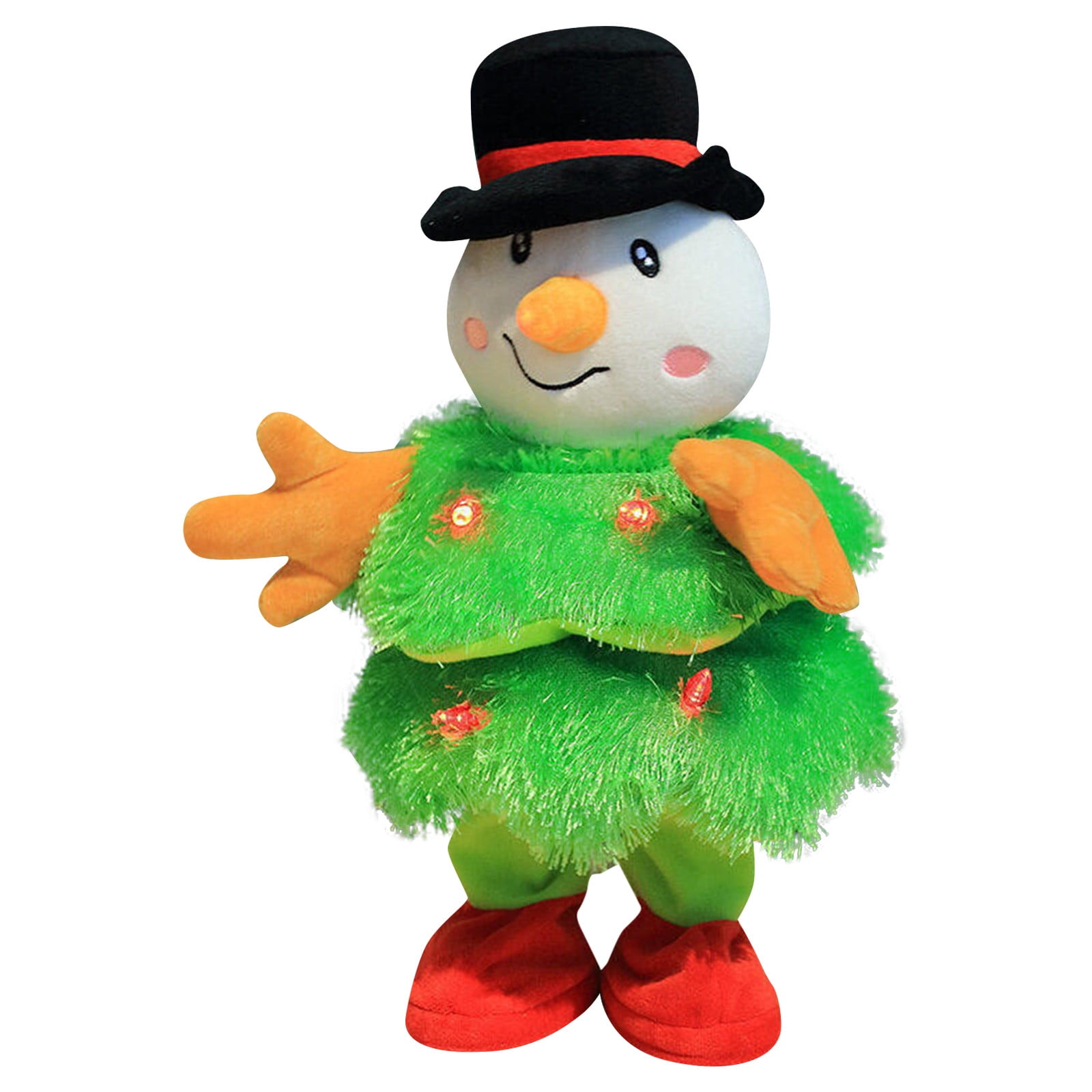 Cleanrance!Bxzhiri Electric Christmas Tree Plush Toy, Singing And ...
