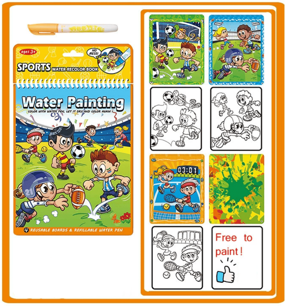 Cleanrance! Opehuo Water Painting Book for Toddlers,Water Based ...