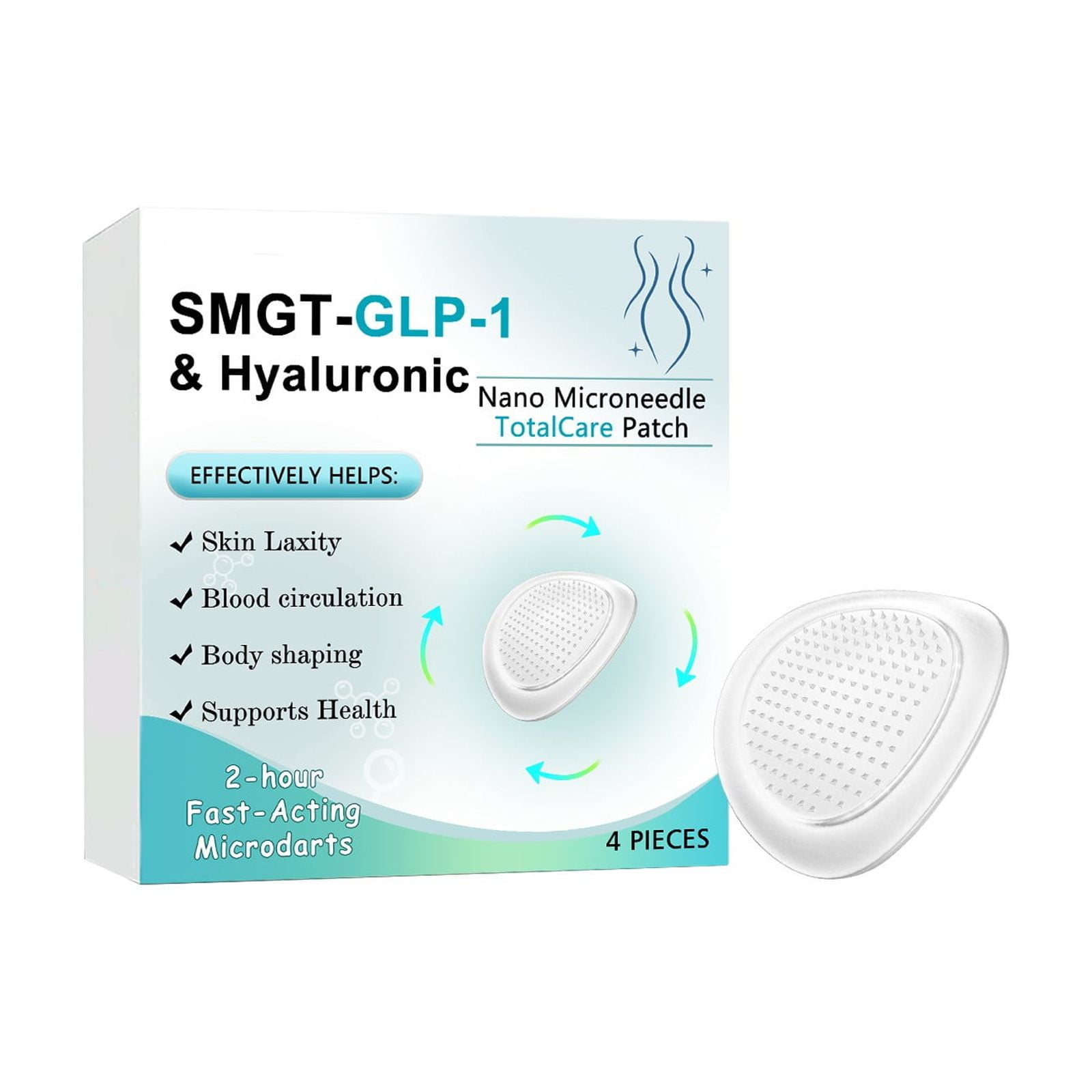 Cleanrance Smgt-Glp-1 Nano Microneedle Patch, Houkēa Slimming ...