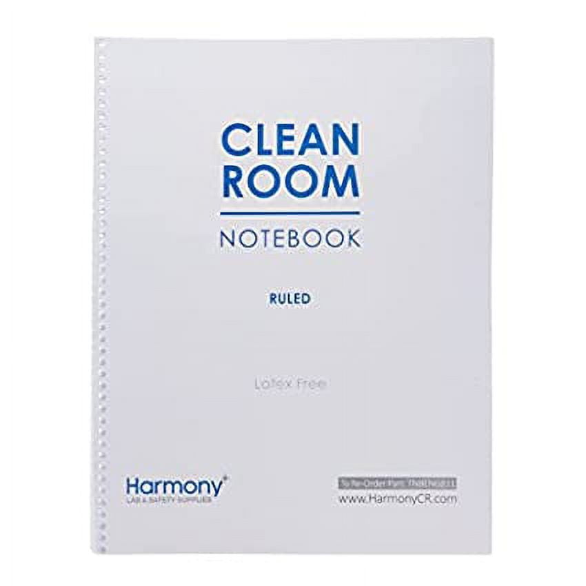 Cleanroom Note Book, College Ruled, Side Spiral, Latex-Free, 5.5" x 8.5 ...