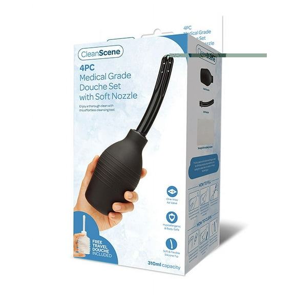 Combination Douche Enema And Water Bottle System