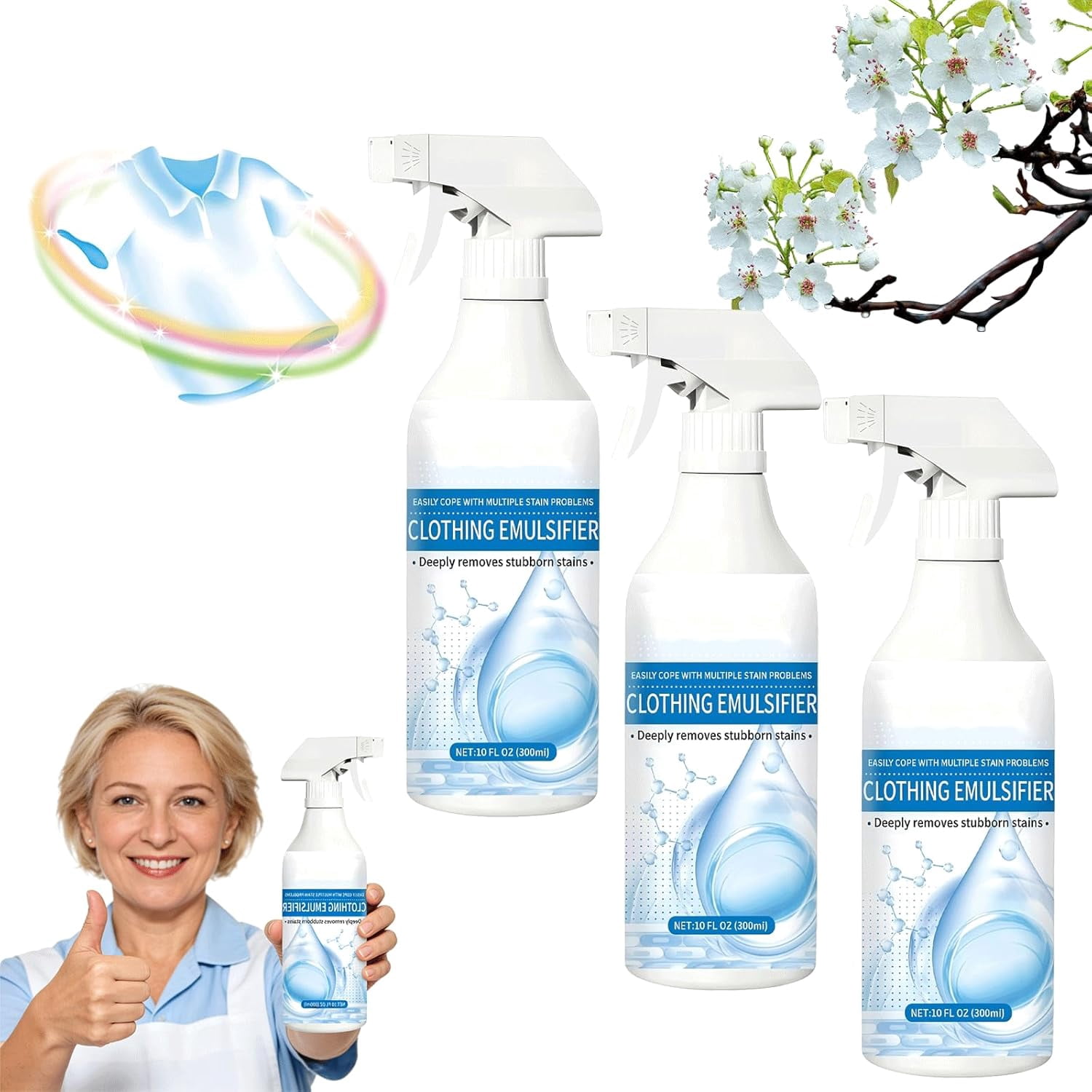 Cleanse Clothing Emulsifier, Non-Ionic Laundry Pre-Treatment, Powerful ...