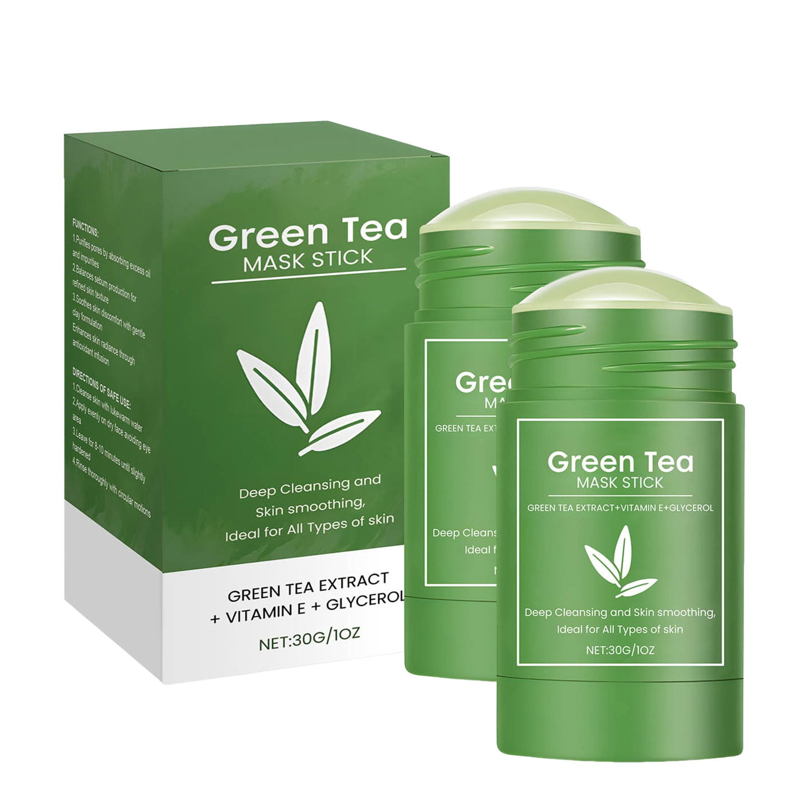Cleanse Green Tea Plant Cleaning Paste, 2025 New Green Tea Clay Stick ...