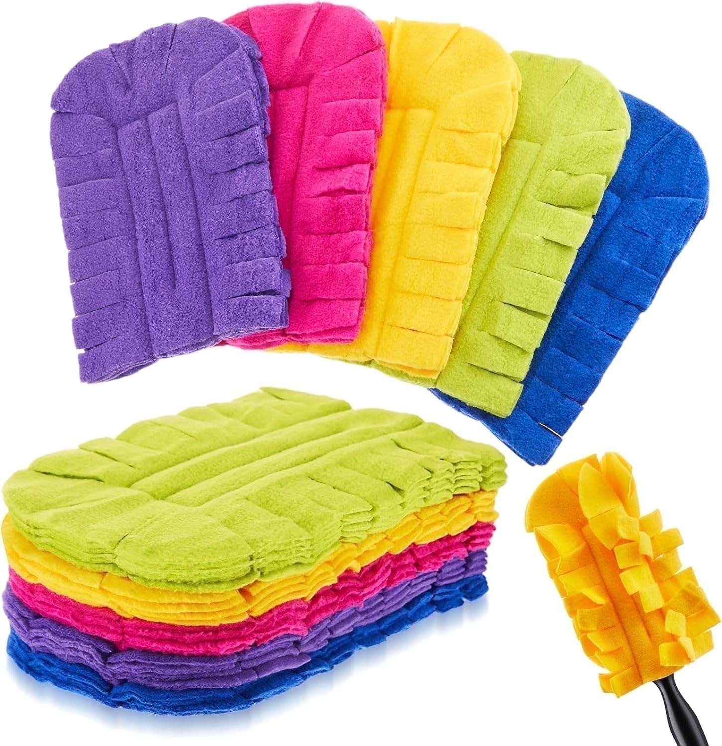 CLNEZ Reusable Duster Refills for Swiffer 12PCS Washable Pads for ...