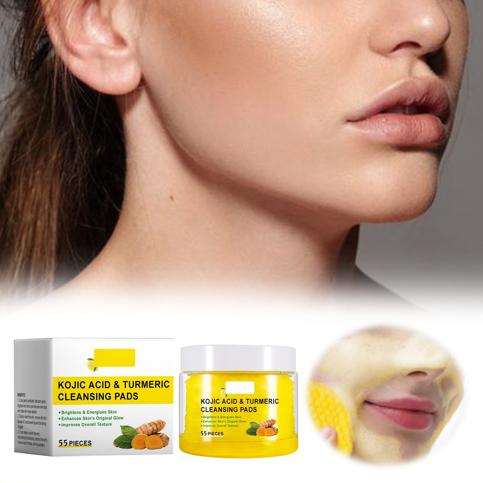 Cleansing And Exfoliating Pad Gentle Cleansing Brightening Moisturizing
