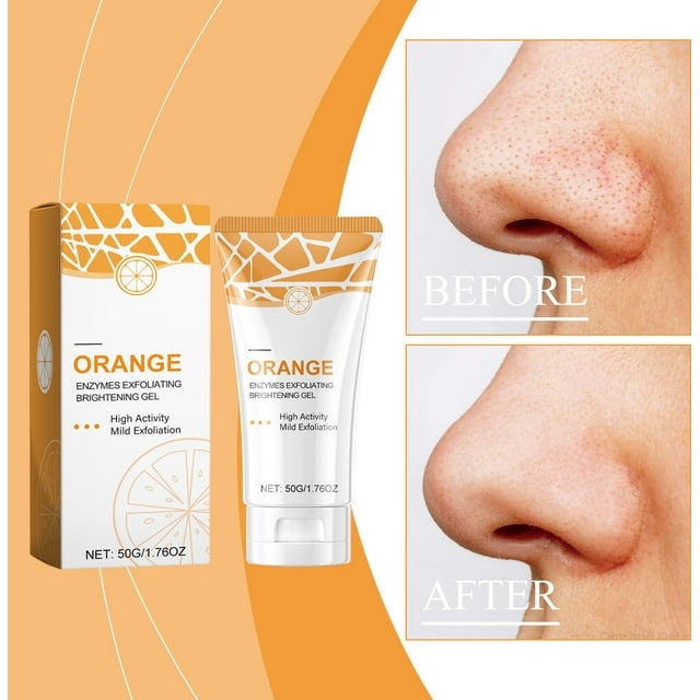 Cleansing Face And Body Exfoliating Scrub Gel Orange Exfoliating Gel ...