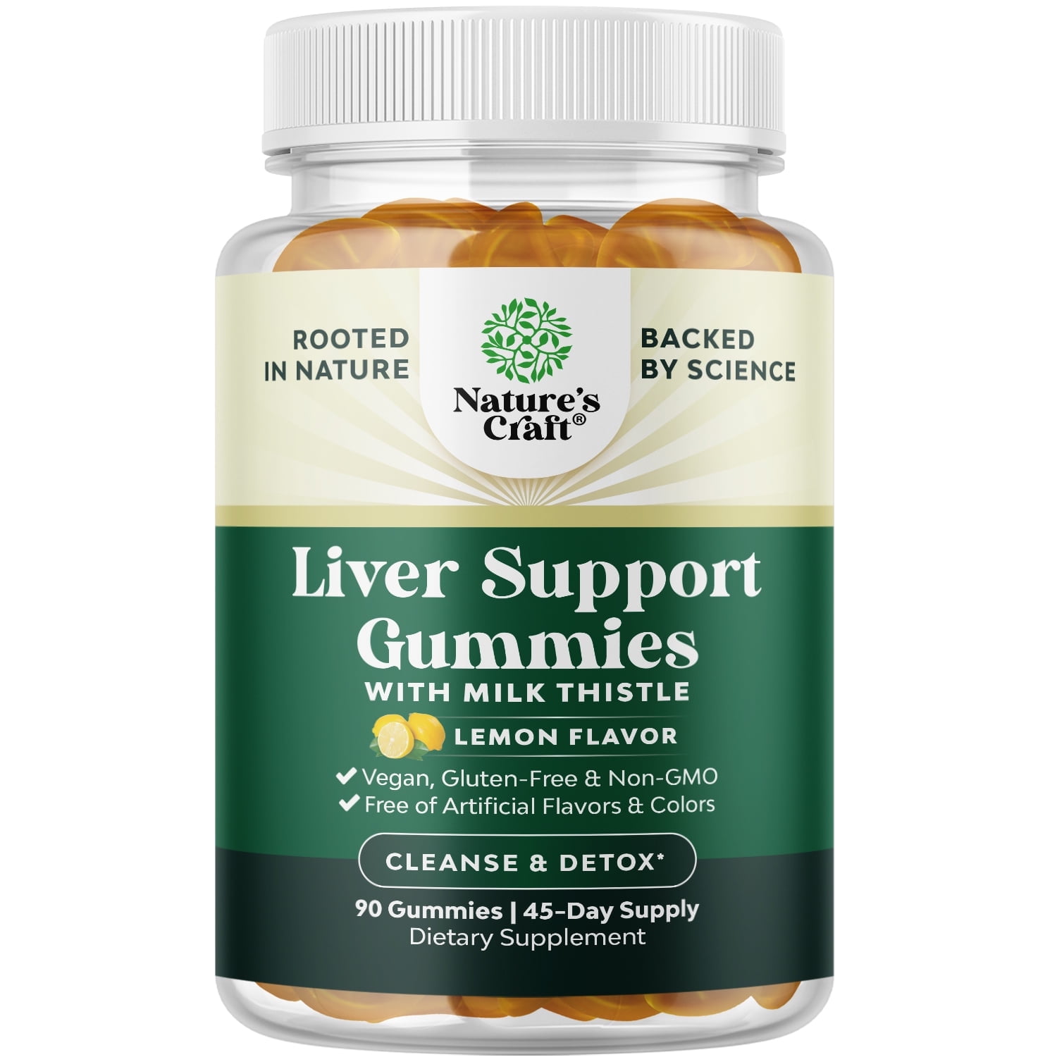 Cleansing Herbal Liver Detox Gummies - Nature's Craft Liver Support ...