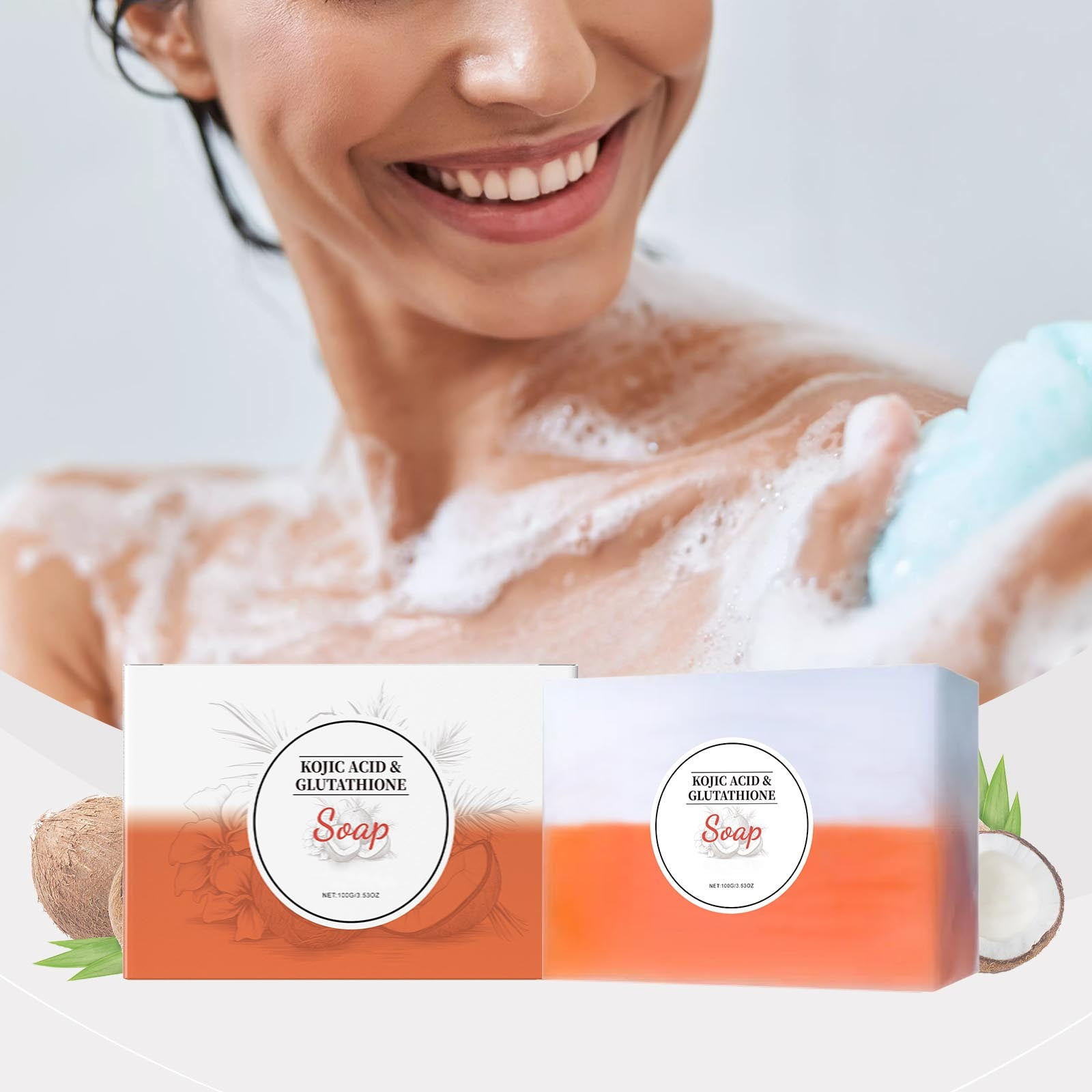 Cleansing Soap Bar | Deep Cleansing & Moisturizing Formula | Gentle Face & Body Wash Suitable ...