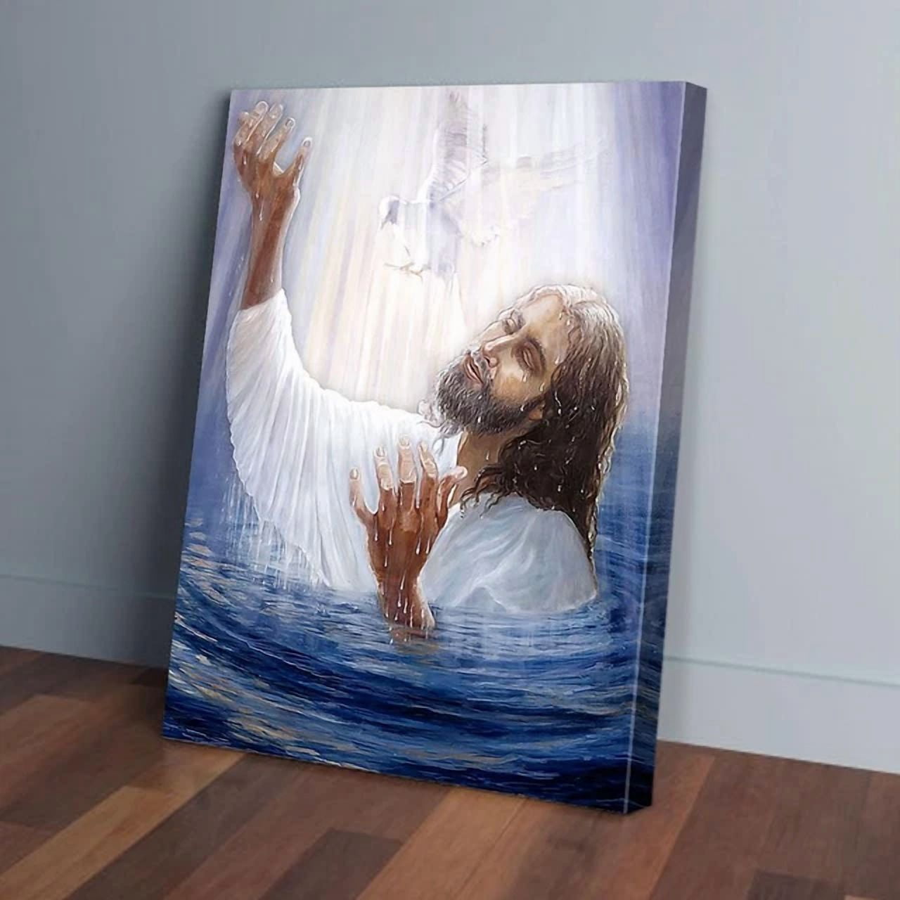 Cleansing Water Jesus Home Decor Vintage Art Print Cute Birthday Gift ...